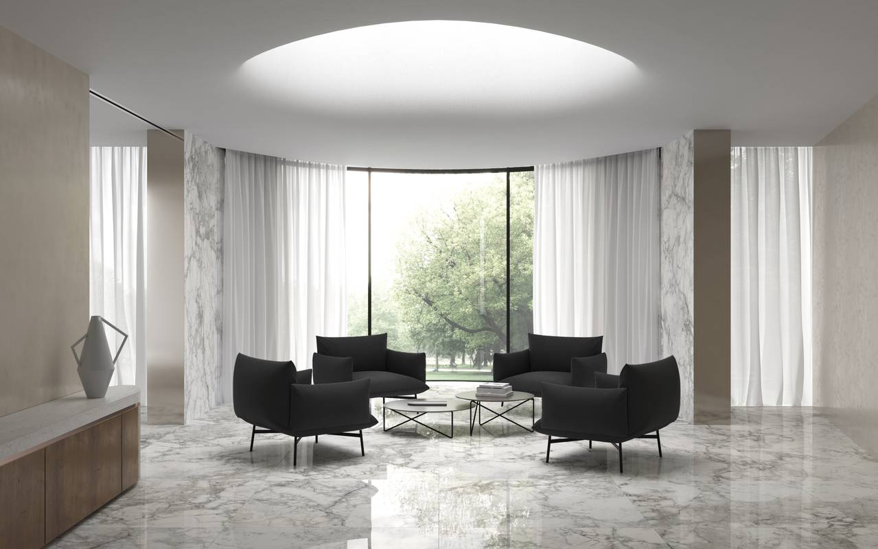 Pavimento effetto marmo moderno - Purity of Marble | Supergres